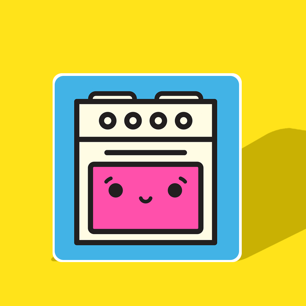Classic Bad Oven Logo Sticker