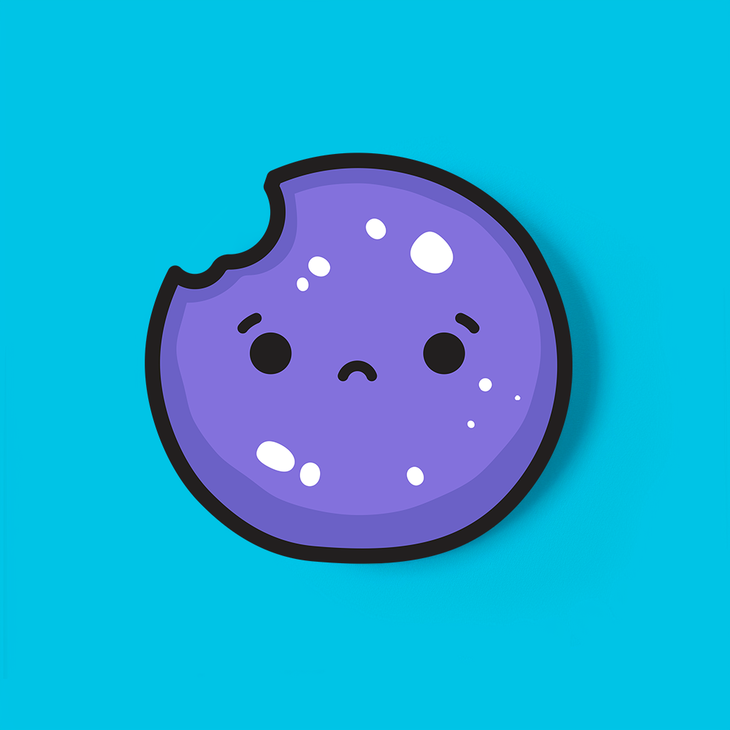 Ube White Chocolate Chip Cookie Vinyl Sticker – Bad Oven